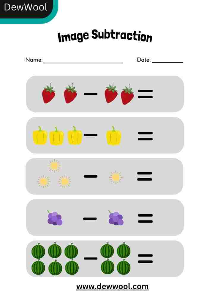 Subtraction Worksheet Year 1 DewWool Subtraction Worksheet Year 1 DewWool