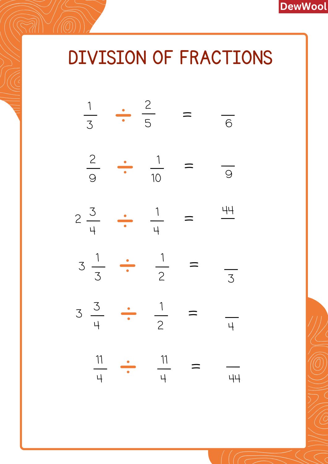 Division_of_Fractions_Interactive_Worksheet | DewWool